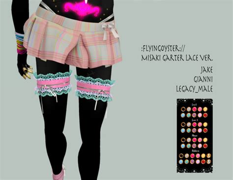 Second Life Marketplace Flyingoyster Misaki Garter Lace Ver Jake