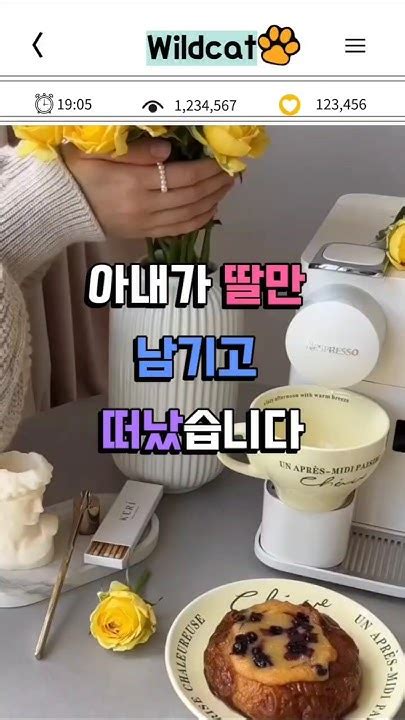 아내가 딸만 남기고 떠났습니다 Youtube