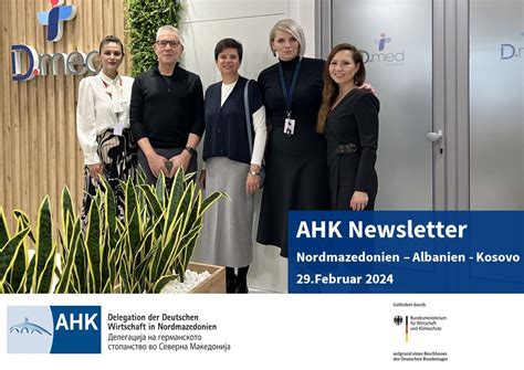 Ahk Nordmazedonien I АХК Северна Македонија On Linkedin 👉👉Читајте го денешниот Newsletter на