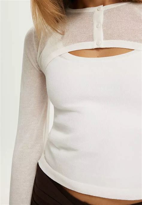 Buy Cotton On Shrug Sheer Knit Top 2026 Online Zalora