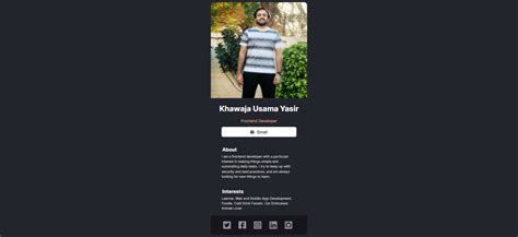 Github Khusamayasir Digital Business Card Scrimba React Course ~solo Project No 1