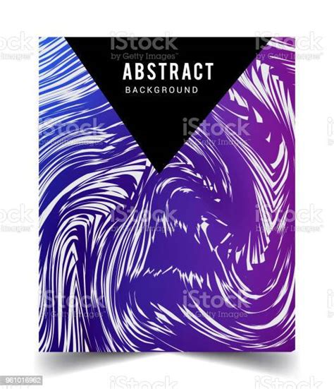 비즈니스 브로슈어 표지 디자인에 대 한 추상적인 기하학적 선 패턴 배경 0명에 대한 스톡 벡터 아트 및 기타 이미지 0명 그라데이션 기하 도형 Istock