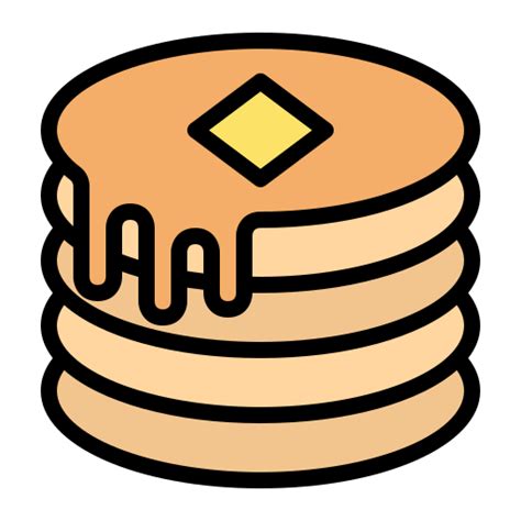 Pancakes Free Food And Restaurant Icons