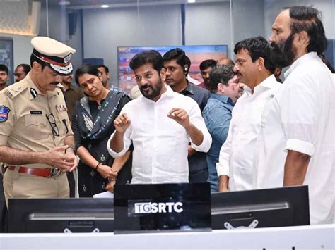 Hyderabad Revanth Visits Command Control Center Reviews Disaster Management