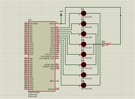 Use The Proteus Simulation Stm32 Ultrasonic Srf04 Ranging Code