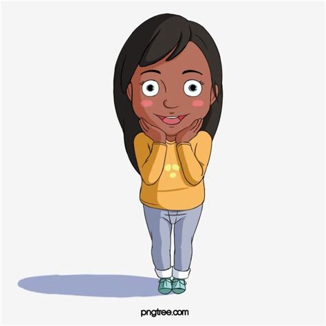 만화 일러스트 검은 아이 귀여운 손으로 그린 그림 수채화 요소 흑인 어린이 삽화 Png 일러스트 및 Psd 이미지 무료 다운로드 Pngtree