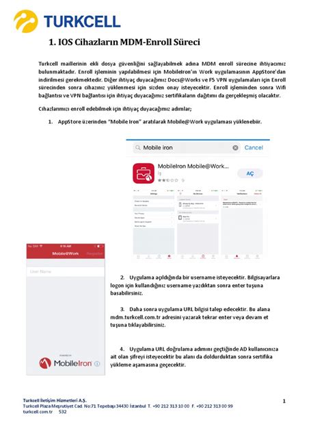 Ios Cihazlarda Mdm Kurulumu V1 Pdf