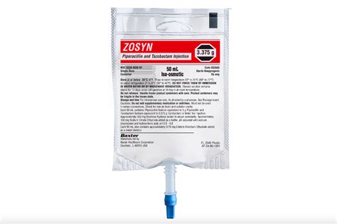Baxter Launches Zosyn Premix In The Us Medical Devices Technologies
