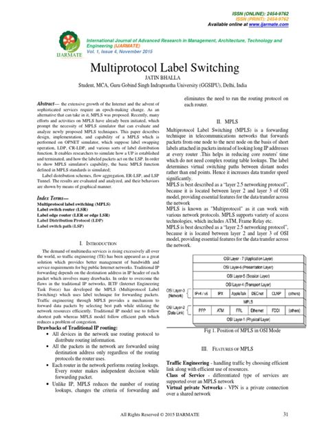 multiprotocol label switching pdf multiprotocol label switching