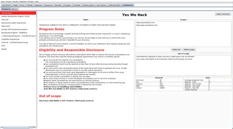 Github Portswiggeryes We Burp Yeswehack Api Extension For Burp