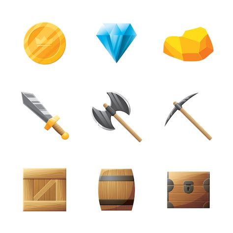 Premium Vector Game Ui Assets Kit User Interface Icons Vector