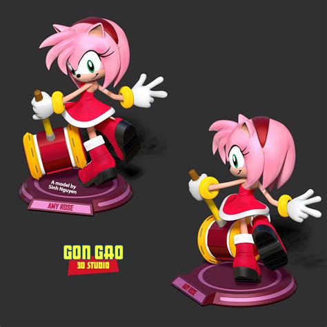 Amy Rose Cmo Dibujar A Sonic Dibujos Bonitos Dibujos
