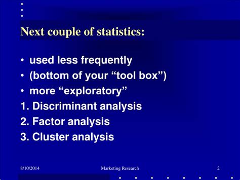 Ppt Multivariate Statistics Powerpoint Presentation Free Download