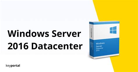 Windows Server 2016 Datacenter Comprar Una Clave De Licencia En Línea