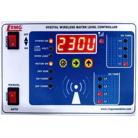 Wireless Fully Automatic Water Level Controller With Low High Voltage Over Load Dry Run