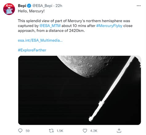 欧洲日本联合太空探测器首次发回水星图像水星探测器地球新浪军事新浪网