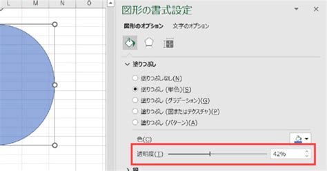 Excelエクセル図形や画像を透過する方法