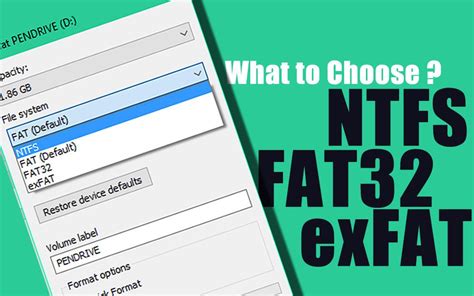 Differenza Tra NTFS FAT Ed ExFAT Partizioni Com