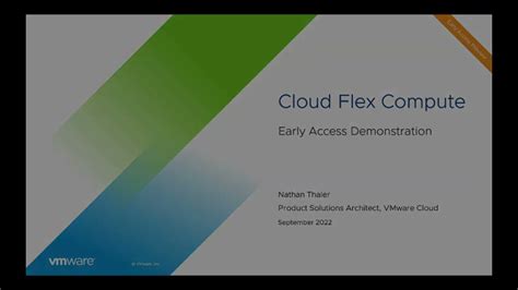 Marc Huppert On Linkedin Vmware Cloud Flex Compute Early Access Demo