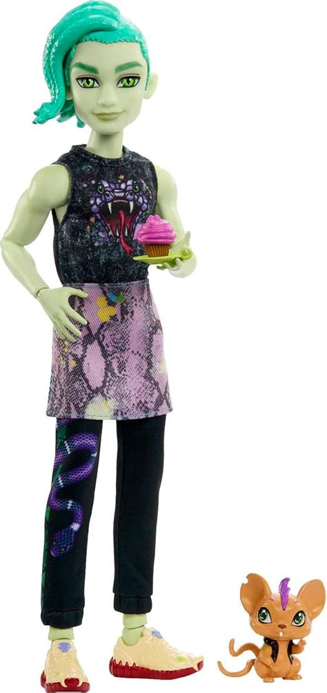 Monster High Deuce Gorgon Doll In Signature Look With Denim