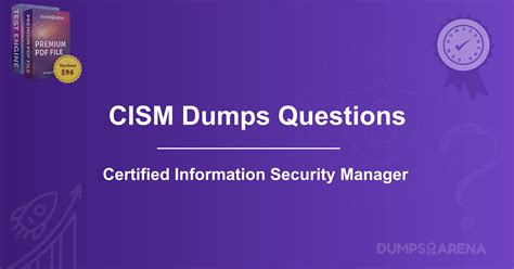 Cism Dumps Questions Certified Information Security Manager Certification Prep