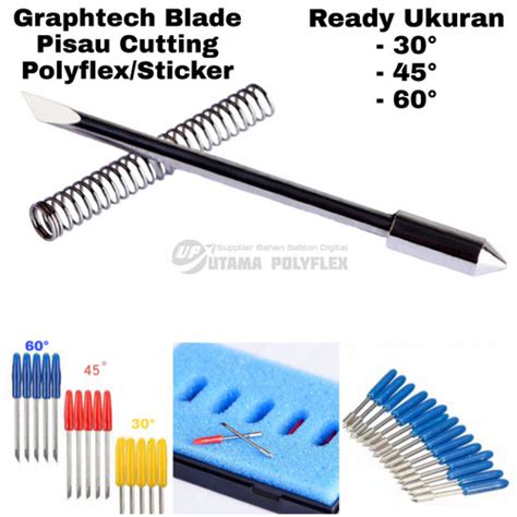 Jual Graphtec Blade Mata Pisau Jarum Mesin Cutting Sticker Polyflex