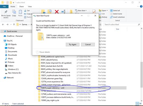 Cant Delete A Mod From Creator In My Folder Iii Report A Bug Age Of Empires Forum