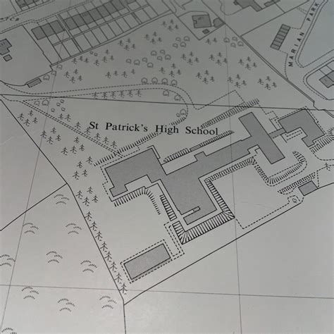 Vintage Ordnance Survey Map Of Downpatrick On The Square Emporium