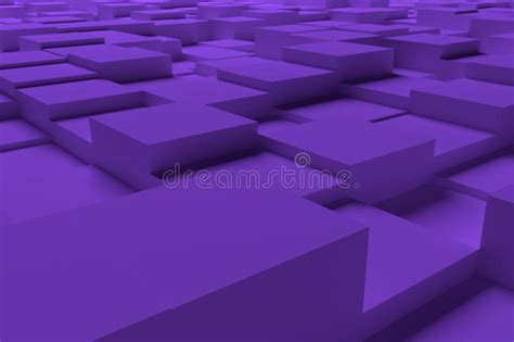 Decorative Illustrations Shape Composition Geometric Structure Block Or Cube For Design