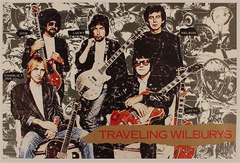 Lot Detail Traveling Wilburys Original Promotional Poster