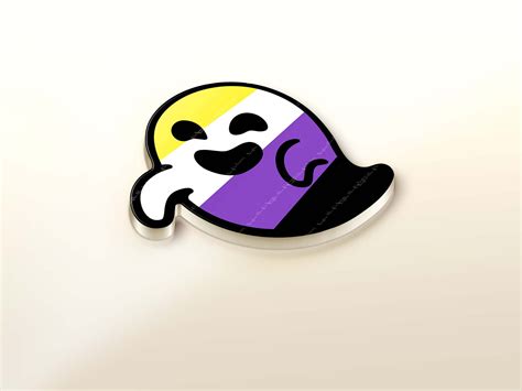 Non Binary Gaysper Pride Flag Ghost Lgbtq Lgbt Svg Png  Ai Graphic