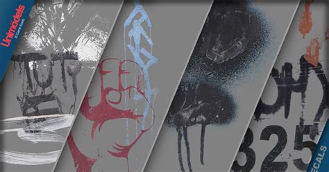 Painted Wall Decals Vol 1 2d Textures And Materials Unity Asset Store