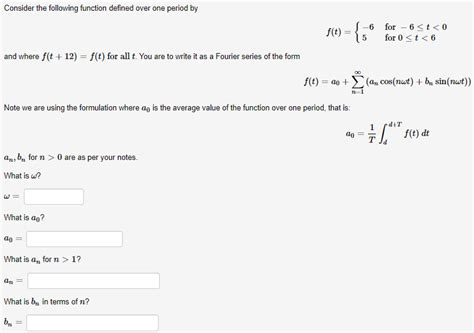 solved consider the following function defined over one