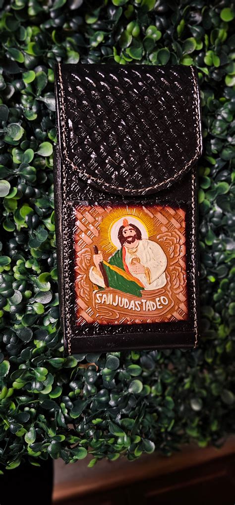 0010 Funda Para Telefono San Juditas 🔥🔥🔥 Los Leyva Western Wear