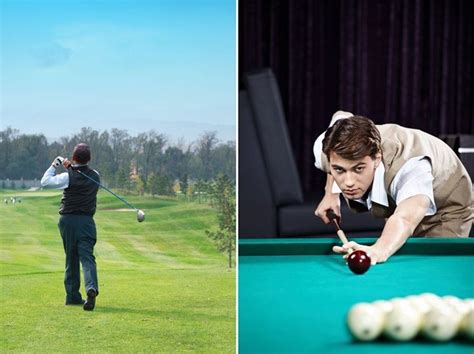 멀고도 가까운 스포츠 골프와 당구