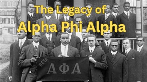 The Powerful Legacy Of Alpha Phi Alpha Youtube