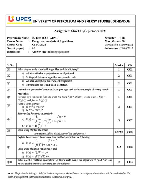 assignment 1 pdf algorithms mathematics