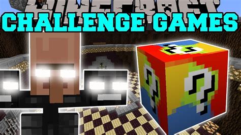 Pat And Jen Popularmmos Minecraft Villager Wither Challenge Games Lucky Block Mod Mini