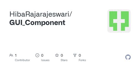 GitHub HibaRajarajeswari GUI Component