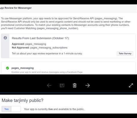 Facebook Fb Send To Messenger Button Not Showing For Approved App Stack Overflow