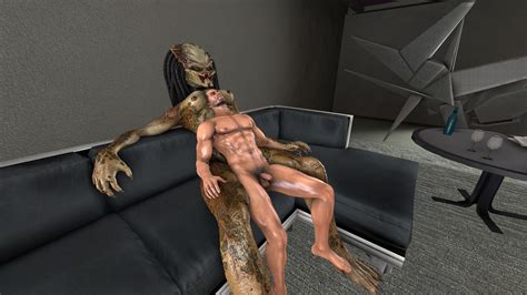 Rule 34 3d 3d Artwork Alien Alien Vs Predator Franchise Commander Shepard Crossover