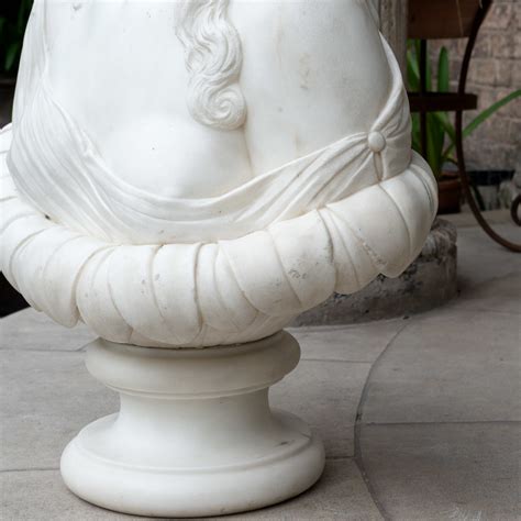 Nineteenth Century Statuary Marble Portrait Bust Of Clytie Lassco