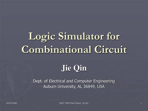 Ppt Logic Simulator For Combinational Circuit Powerpoint Presentation Id853612
