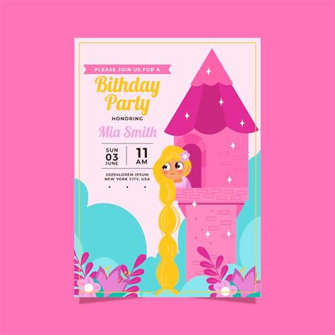 Rapunzel Printable Happy Birthday Jp Disney Princess