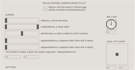 Plugdata Control Surface Objects Libero Mureddu
