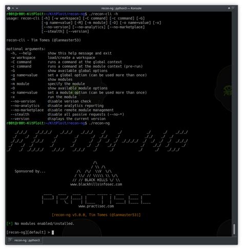Recon Ng V Open Source Intelligence Gathering Tool Aimed At Reducing The Time Spent