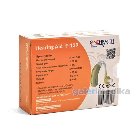 Alat Bantu Dengar Onehealth F139 Model Bte Galeri Medika