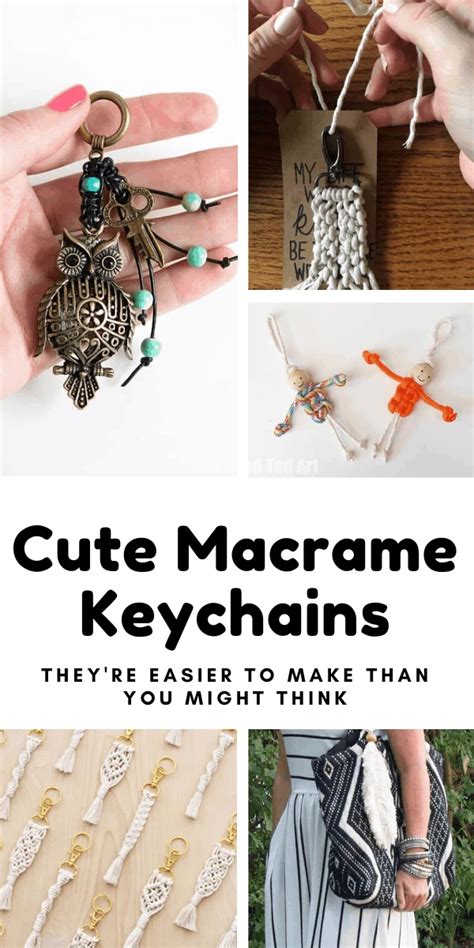 Easy Macrame Keychain Patterns Bring A Boho Vibe To Your Purse