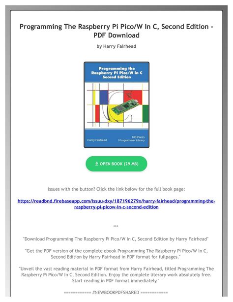 Download Programming The Raspberry Pi Picow In C Second Edition By