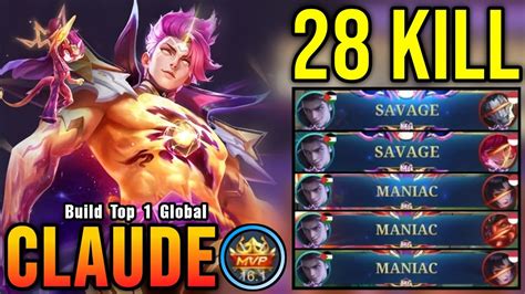 2x Savage And Maniac 28 Kills Claude Real Monster Marksman Build